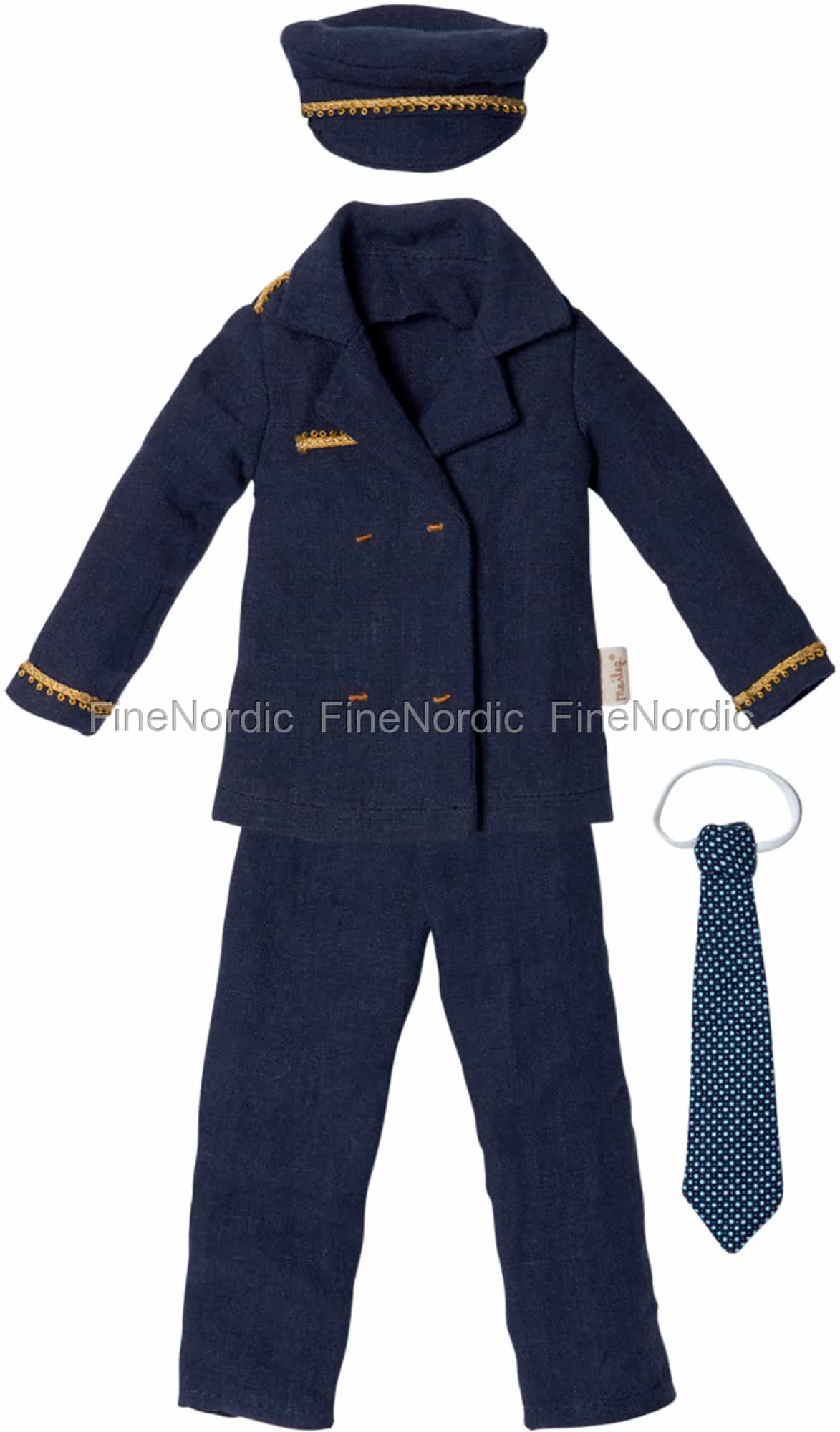 Maileg Ginger Family - Pappa - Pilot Drakt - Størrelse 2
