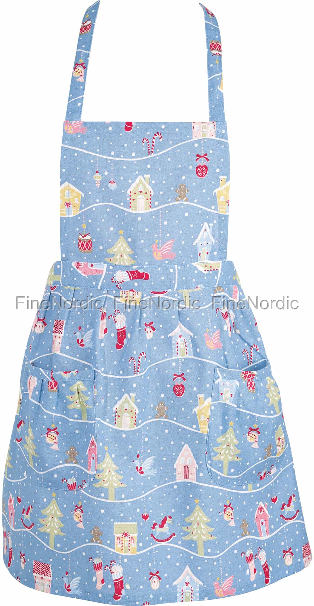 GreenGate Barnforkle Laura Christmas Dusty Blue