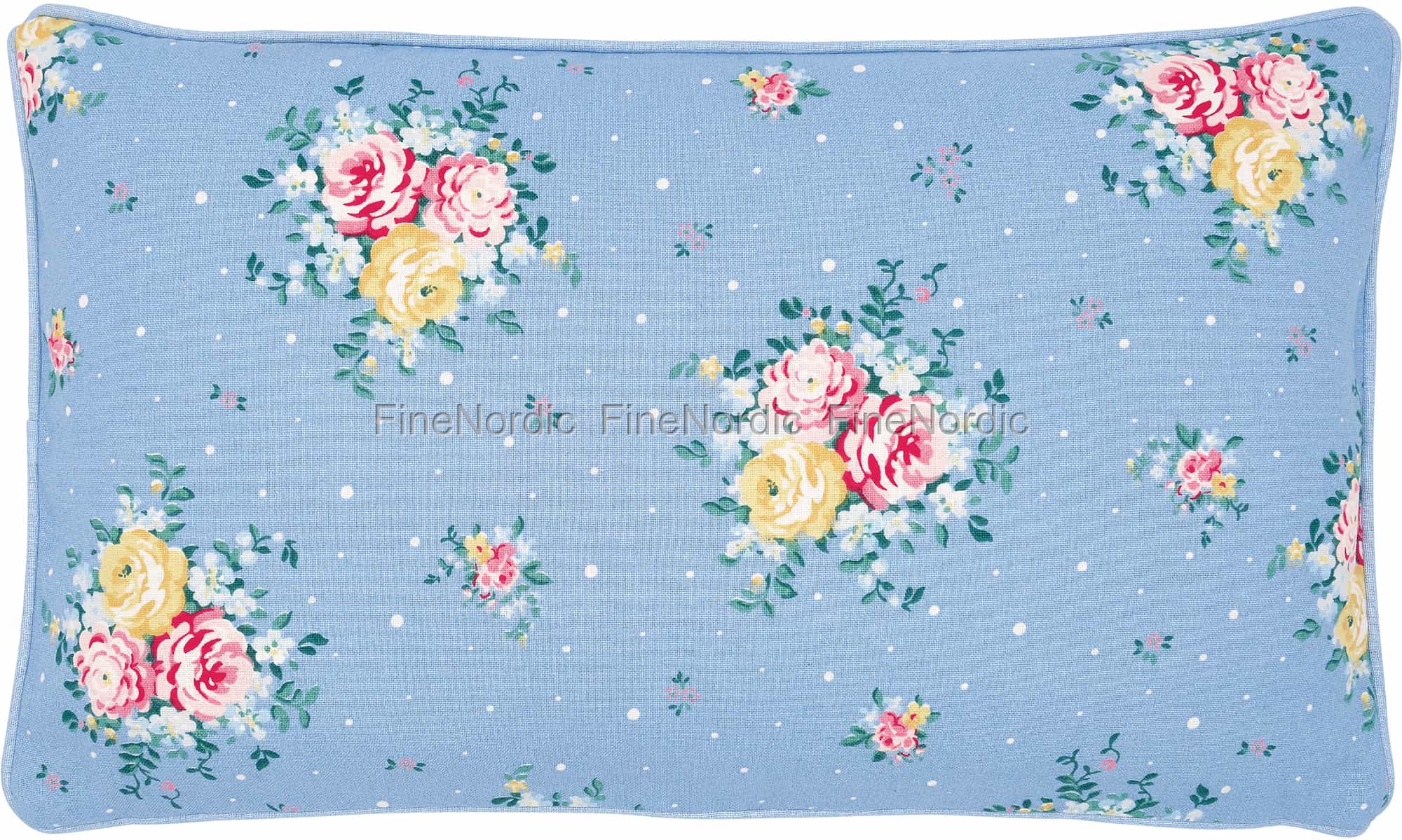 GreenGate Putetrekk Laura Dusty Blue 30 x 50 cm
