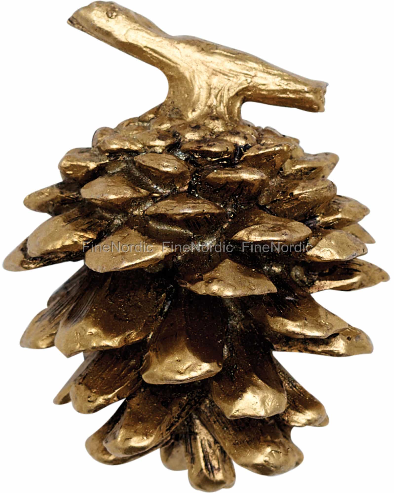 GreenGate Julepynt Grankongle Hanging Gold Liten