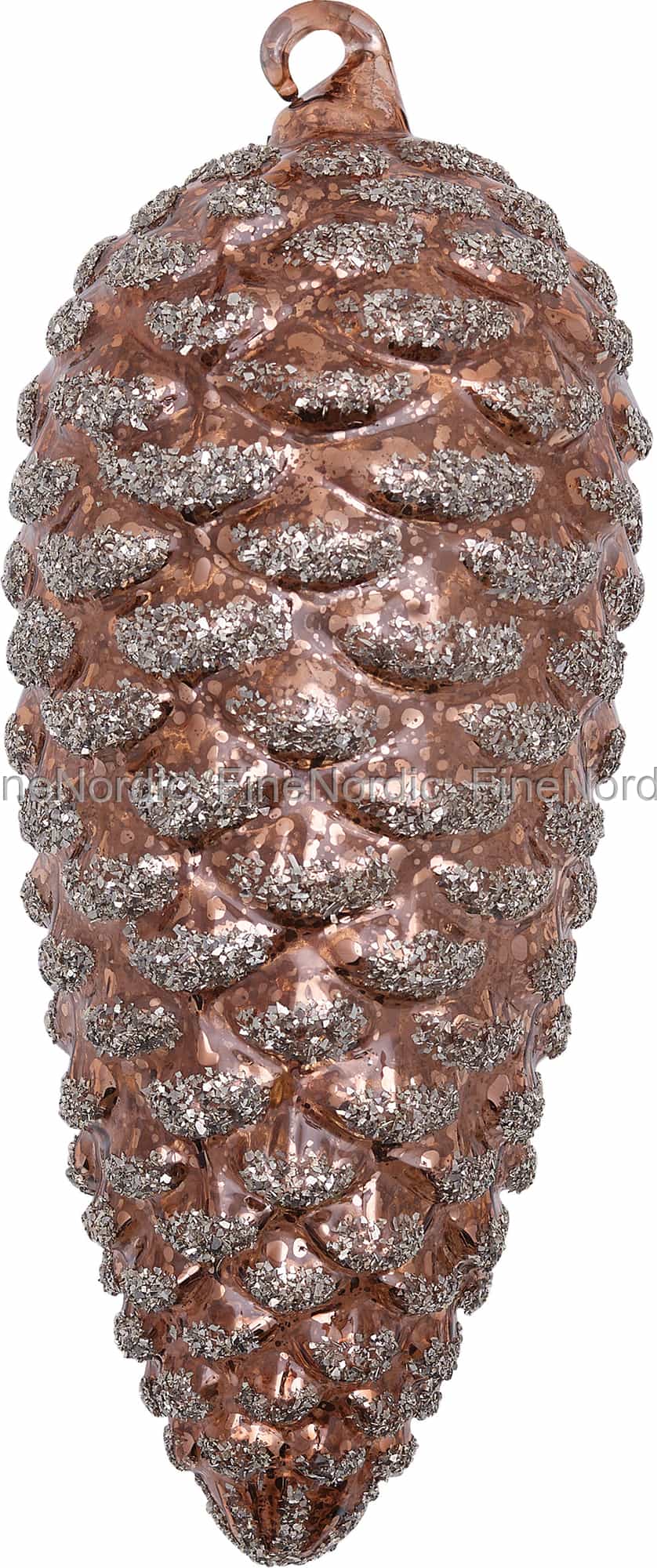 GreenGate Julepynt Grankongle Xmas Glitter XLarge