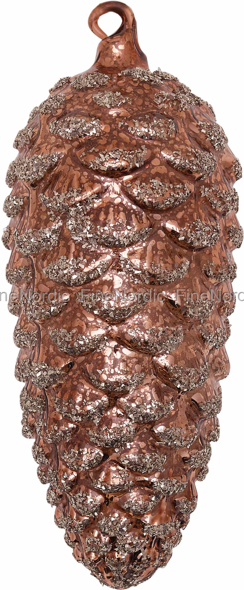 GreenGate Julepynt Grankongle Xmas Glitter Large