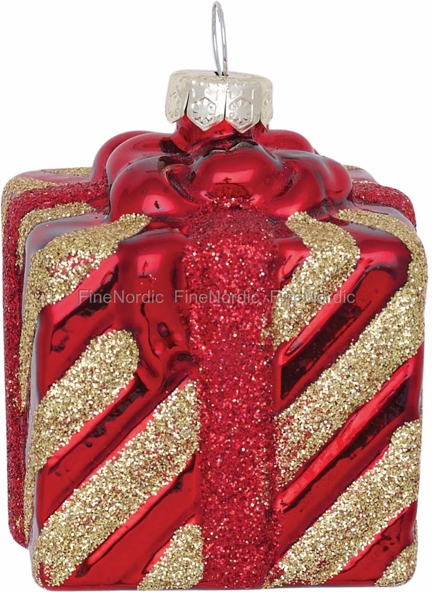 GreenGate Julepynt Glass Gave Red