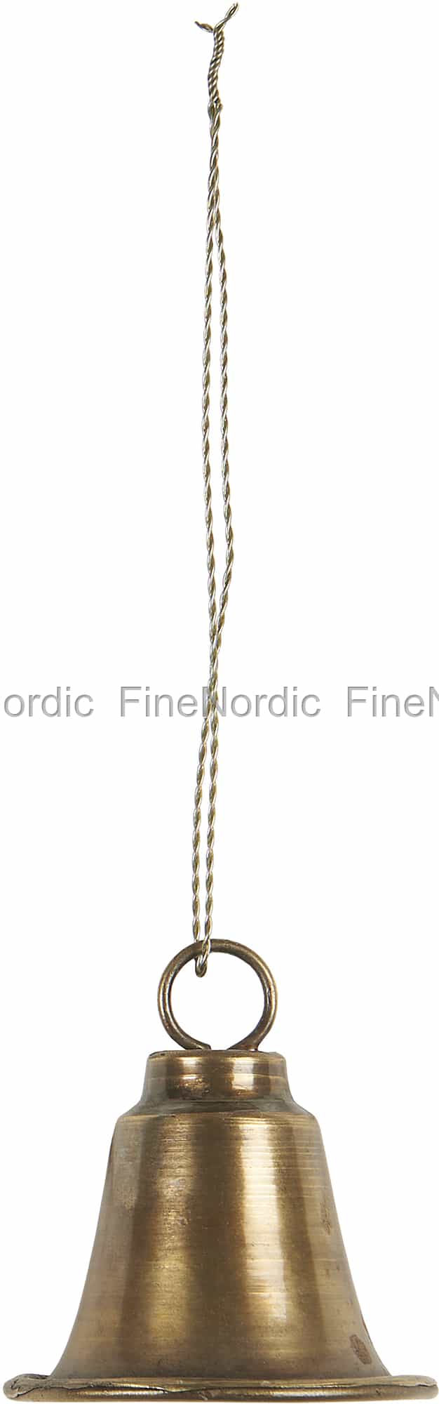 Ib Laursen Bjelle for Oppheng med Wire Messing Stor