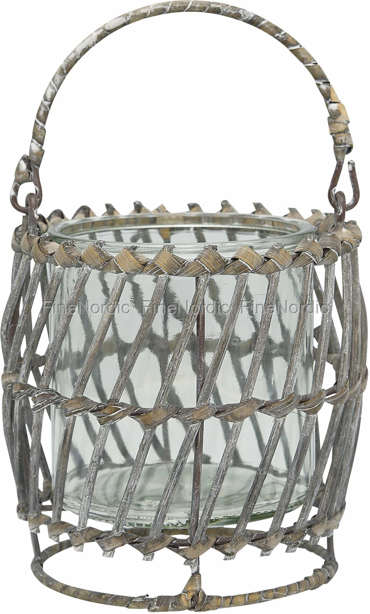 GreenGate Lykt Rund Natur Liten