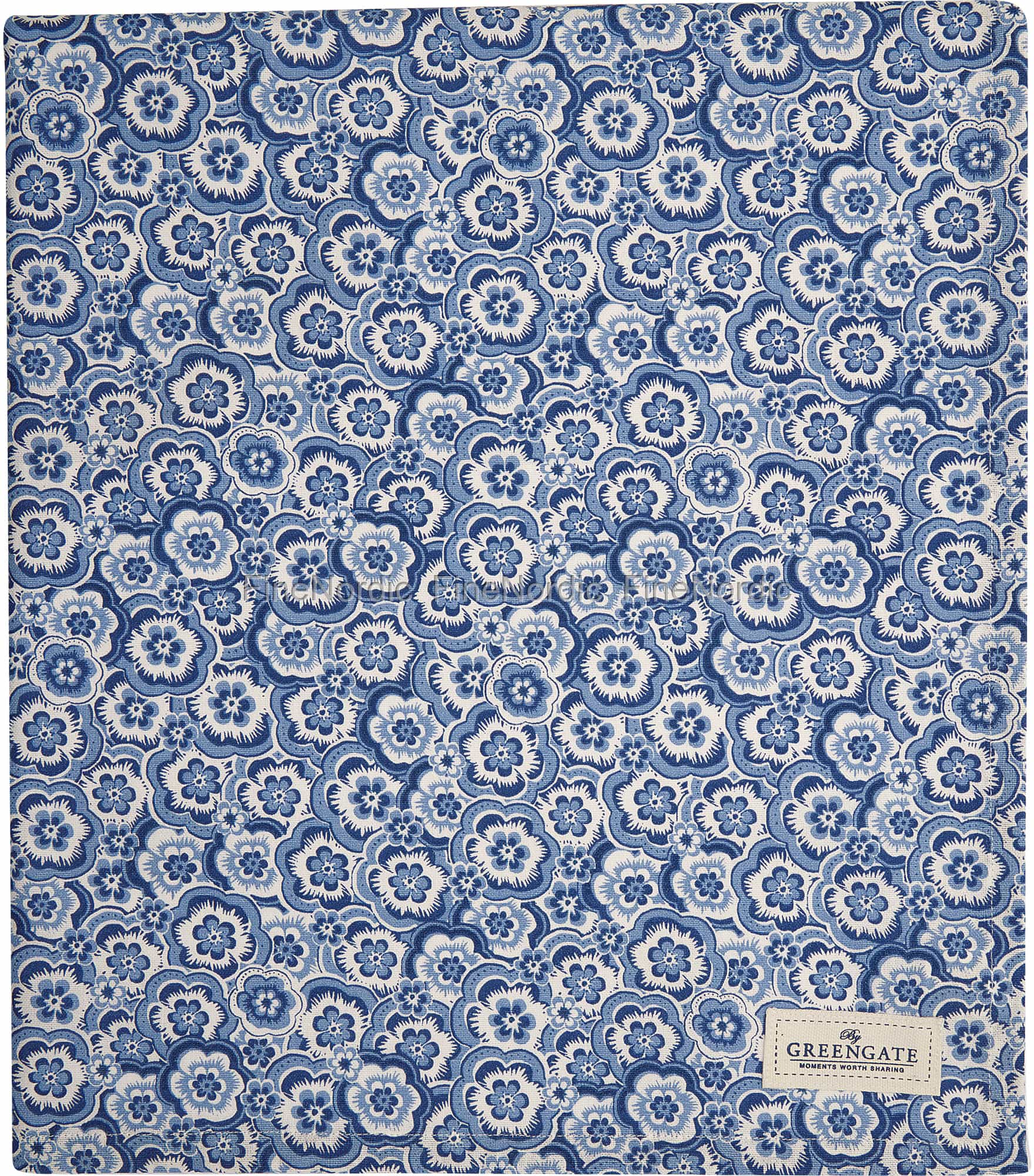 GreenGate Duk Selma Blue 150 x 150 cm