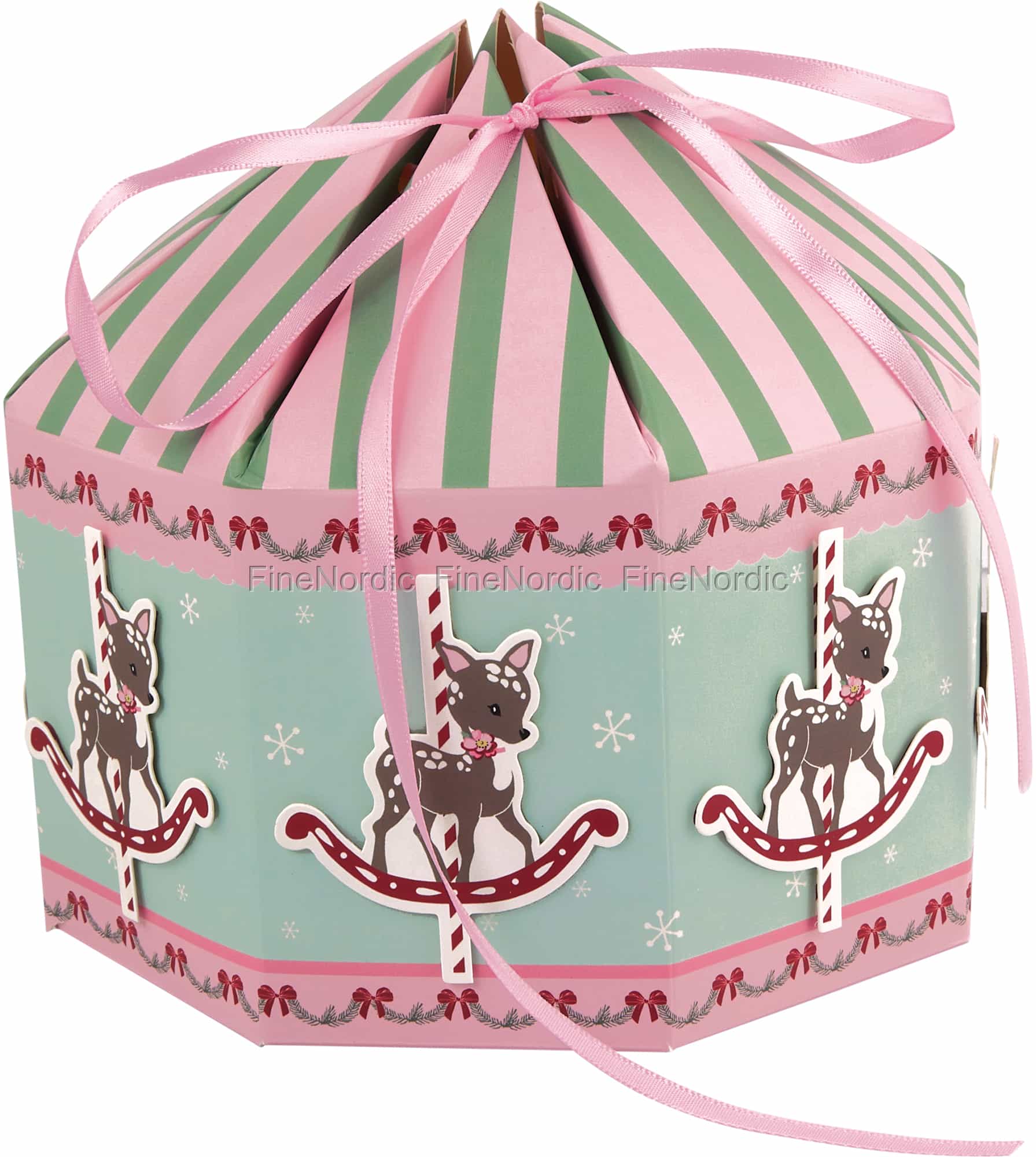 GreenGate Gaveeske Inge-Marie Xmas Pale Pink