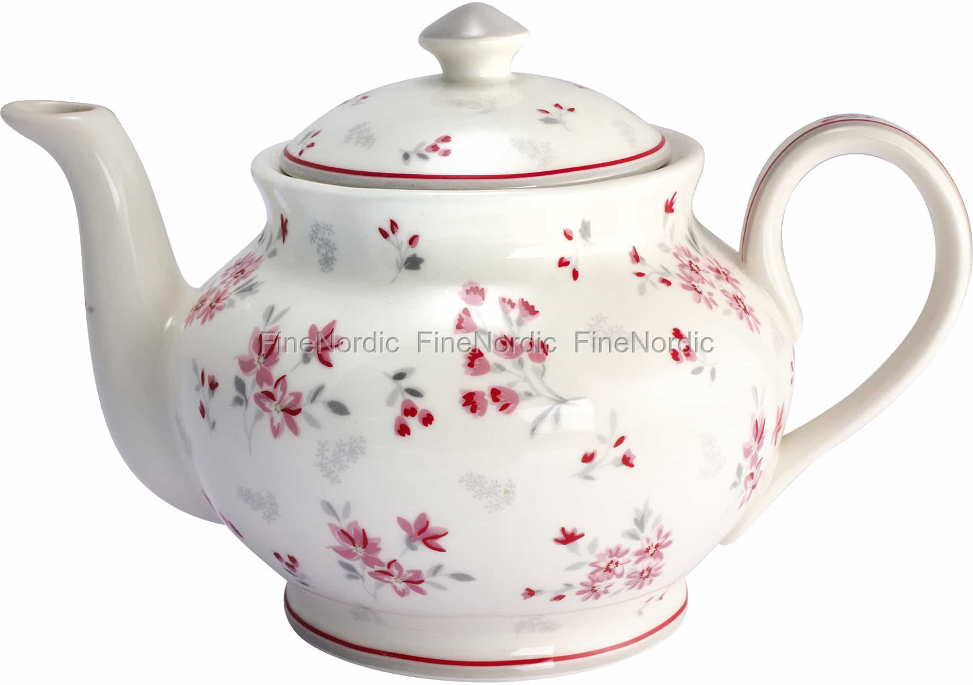 GreenGate Tekanne Round Emberly White