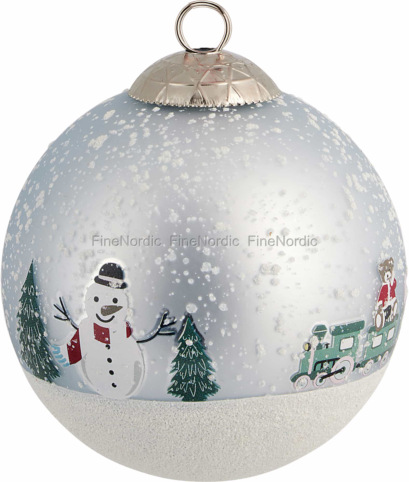 GreenGate Julekule Glass Rocking Horse Pastel Mix