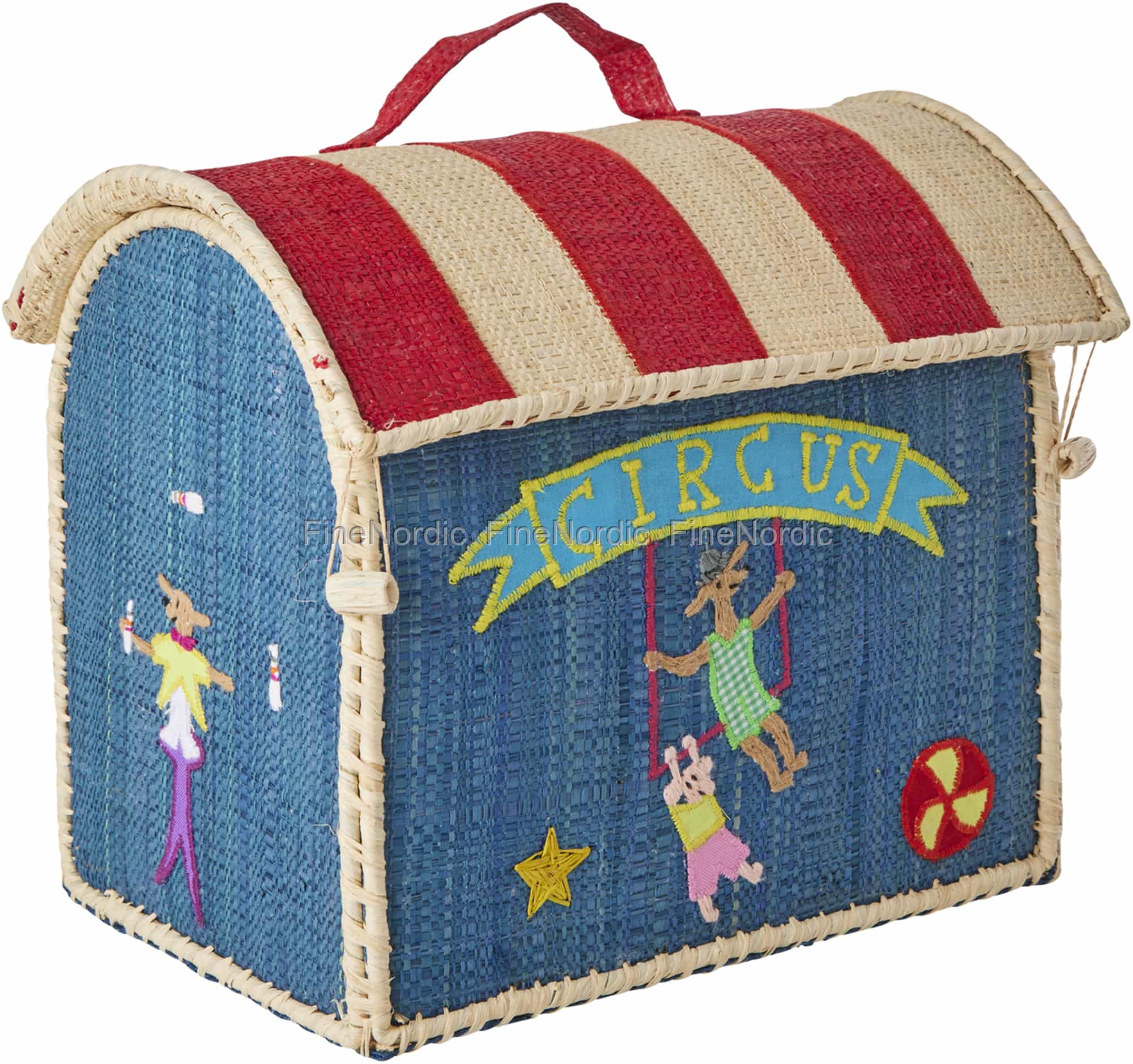 Rice Raffia Barnveske - Sirkus Tema