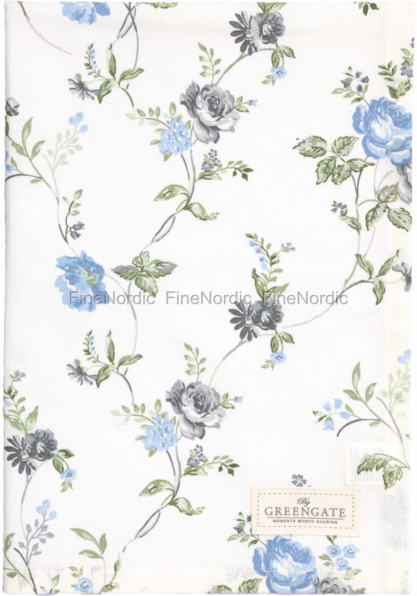 GreenGate Kjøkkenhåndkle Celestine White