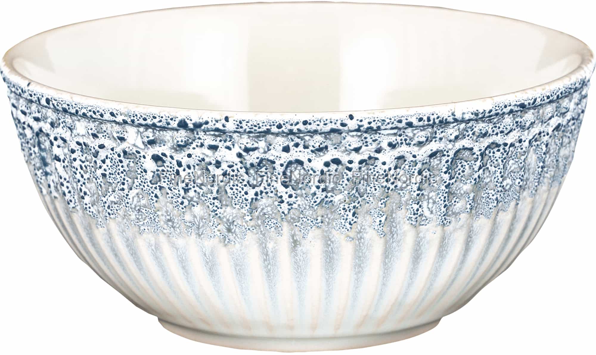 GreenGate Müsliskål Alice Ripple Blue