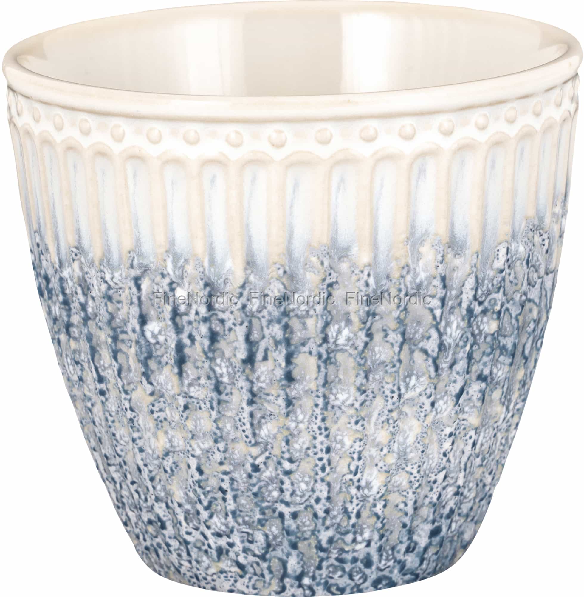GreenGate Lattekopp Alice Ripple Blue