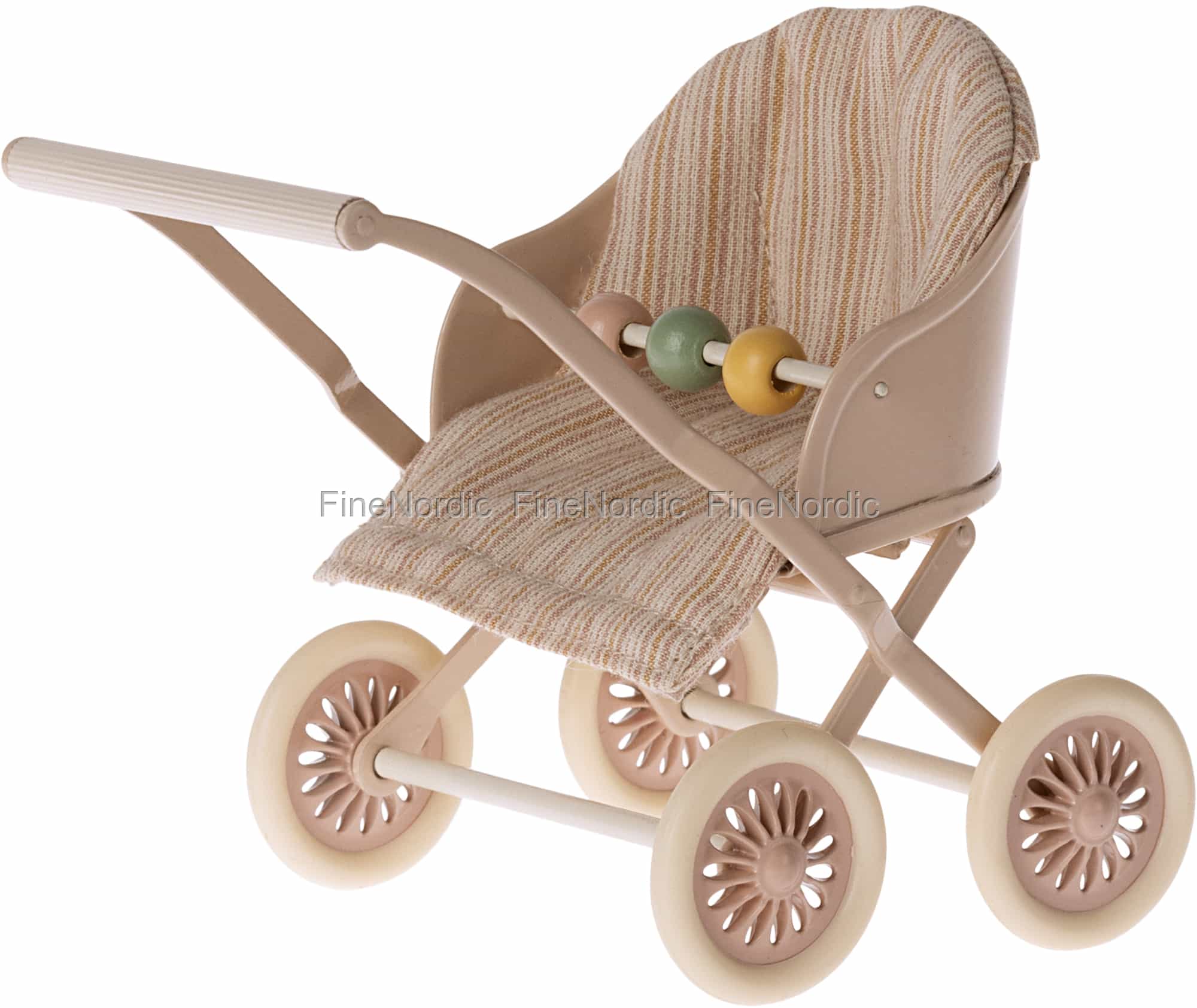 Maileg Miniatyr Barnevogn til Baby Mus - Rosa