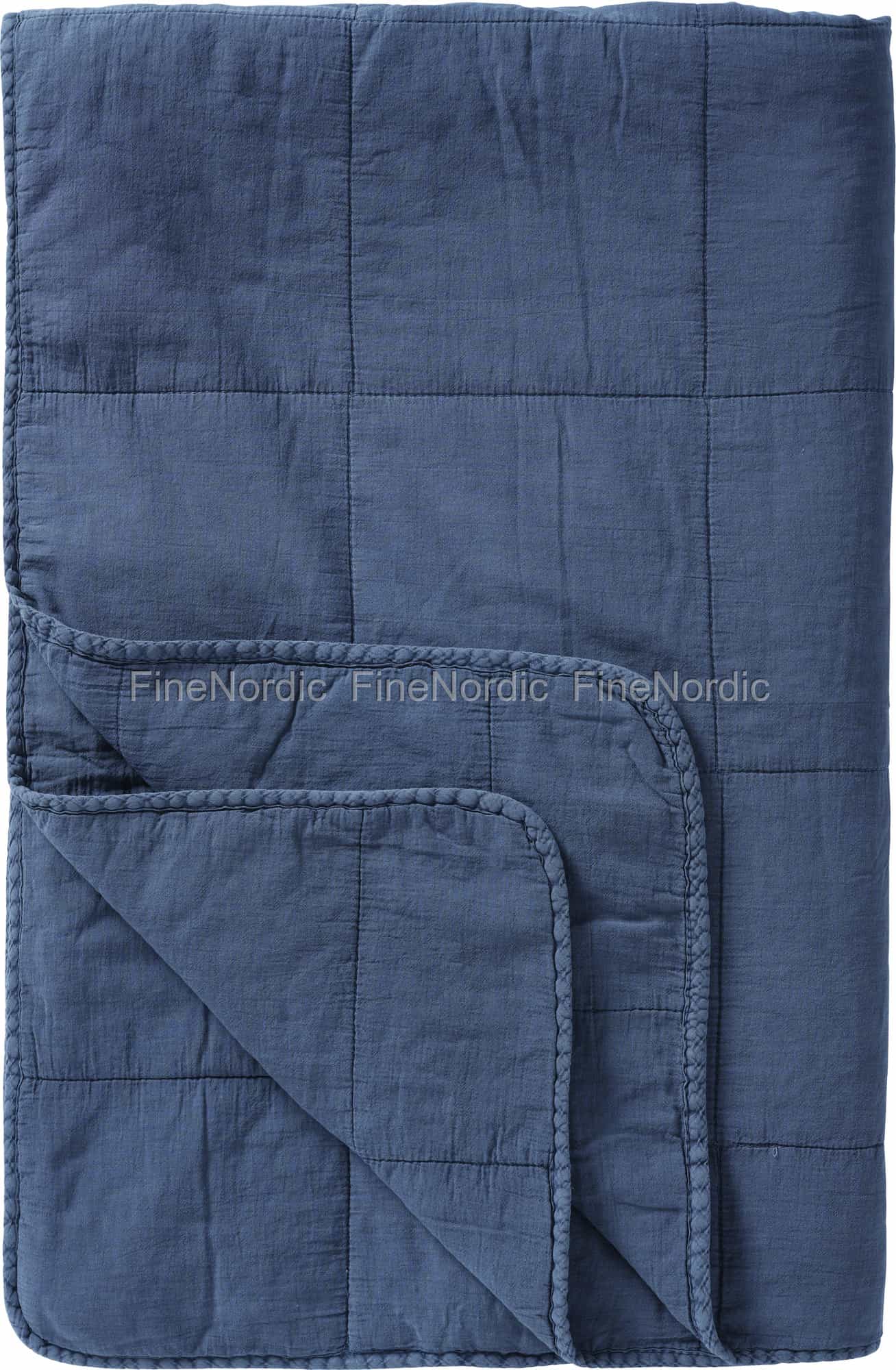 Ib Laursen Vintage Quilt Indigo 130 x 180 cm