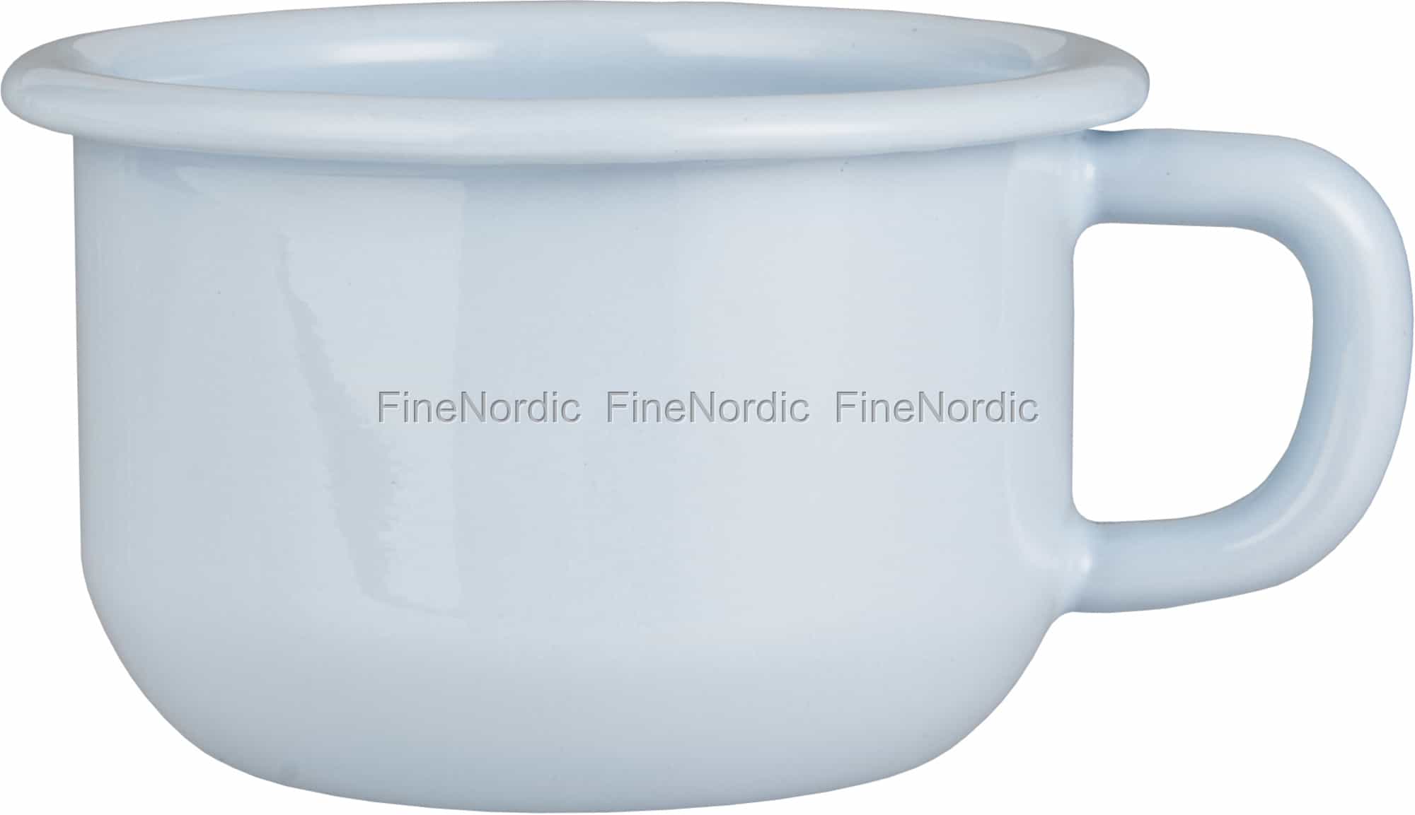 Ib Laursen Kopp Emalje Lyseblå