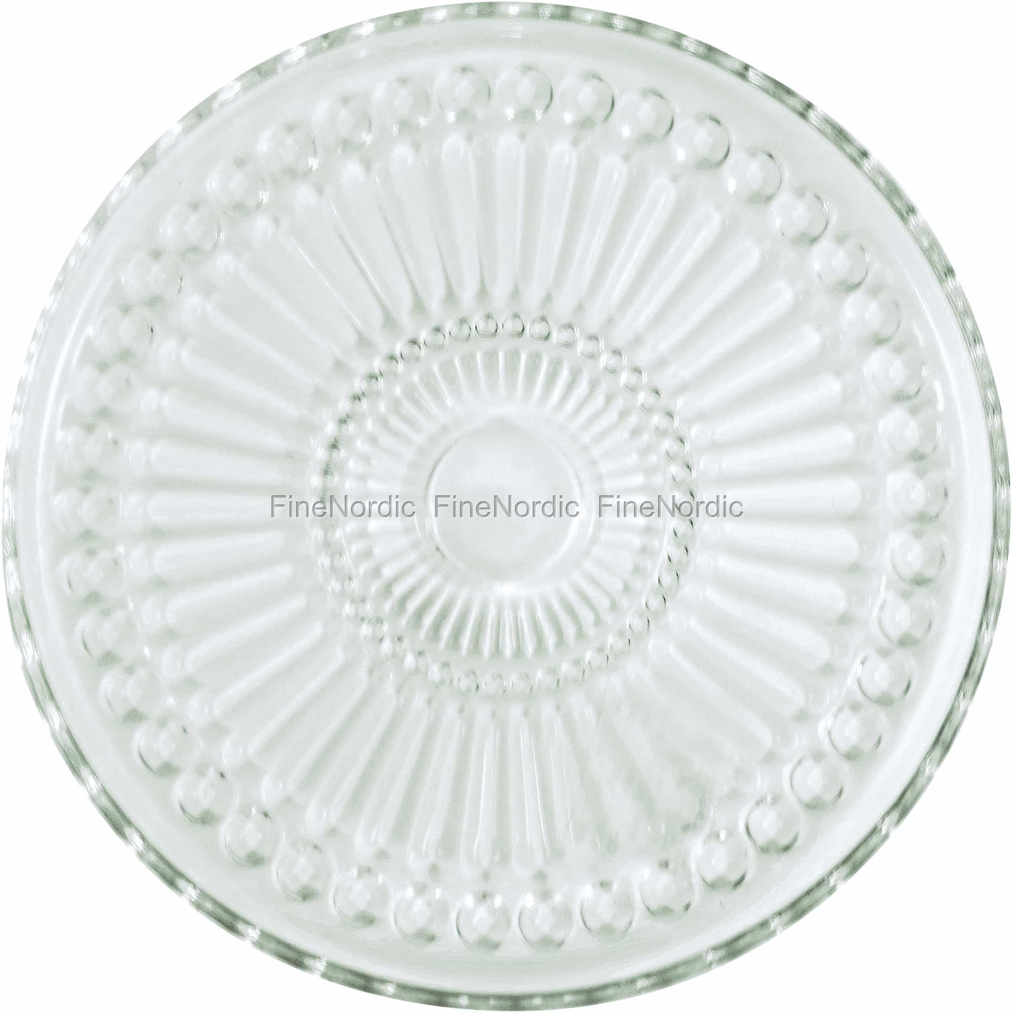 GreenGate Glasstallerken Alice Clear