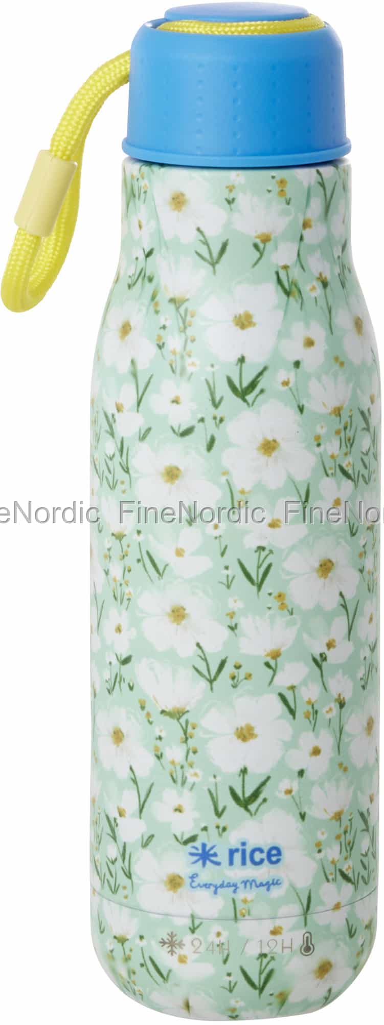 Rice Rustfritt Stål Termoflaske - "Summer Bloom" - 12 Timer Varm / 24 ...