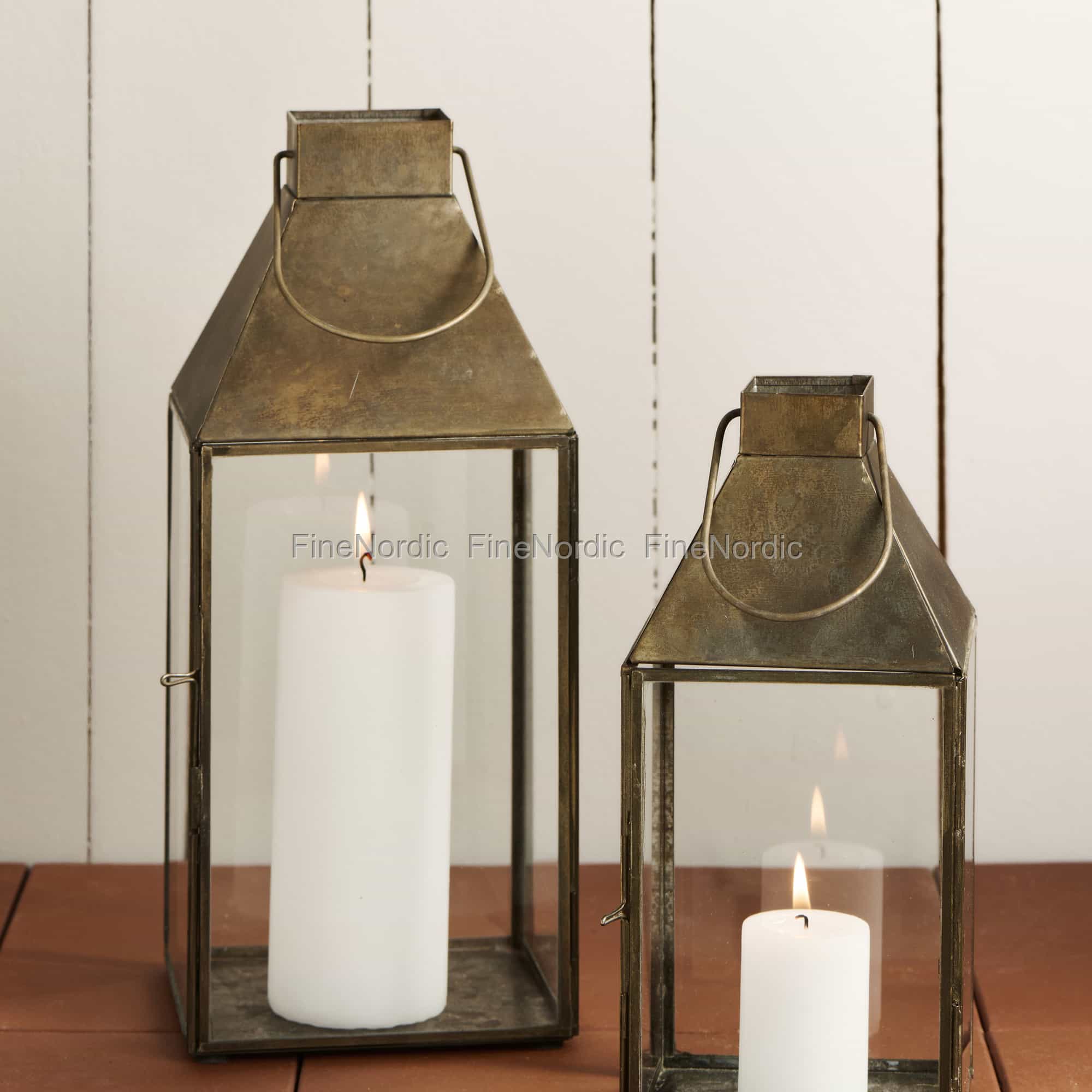 Klassisk Metall & Glass Lykt | Ib Laursen "Christian"