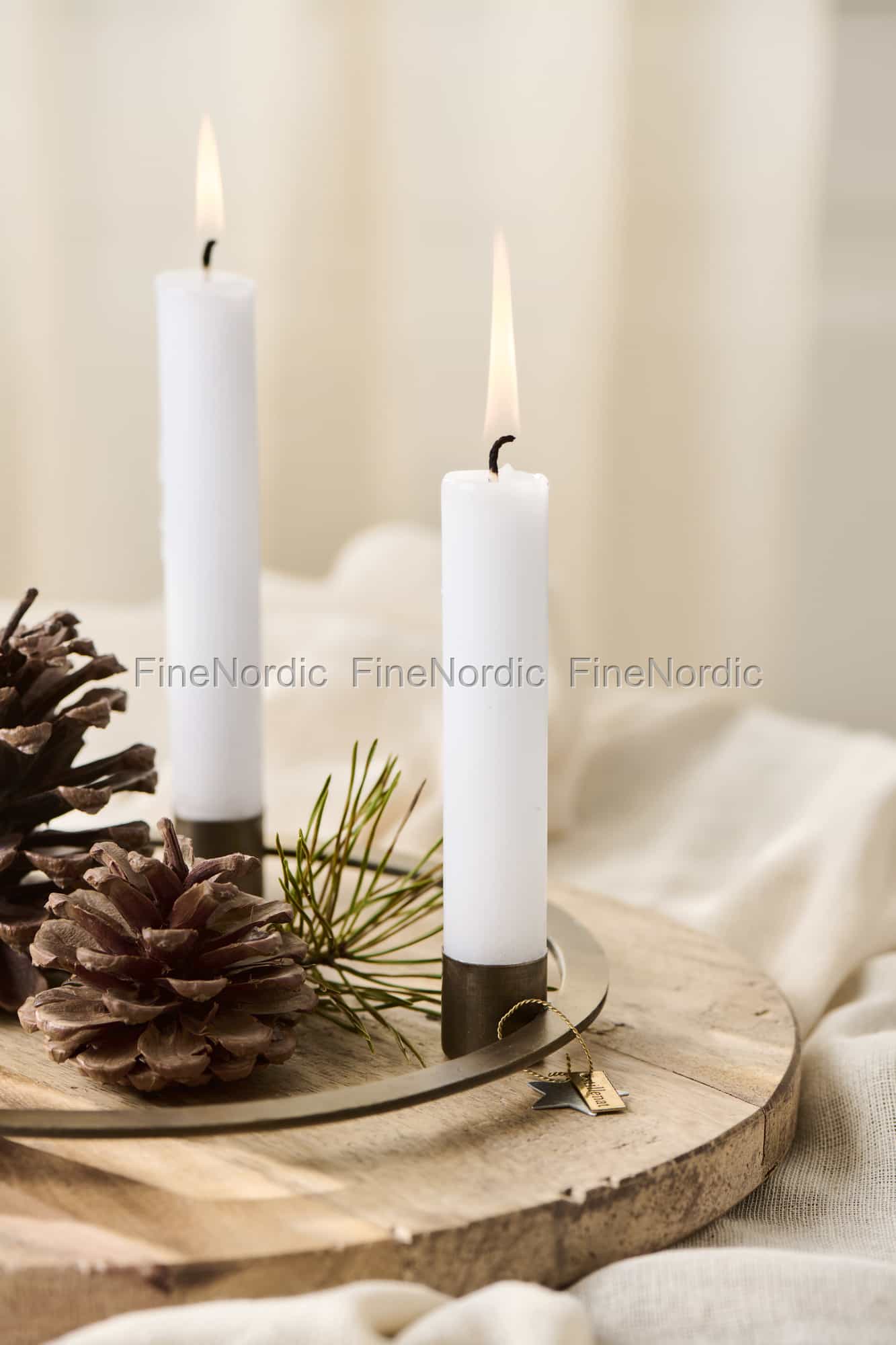 Rundt Dekorativt Brett i Tre | Unika Serien | Ib Laursen